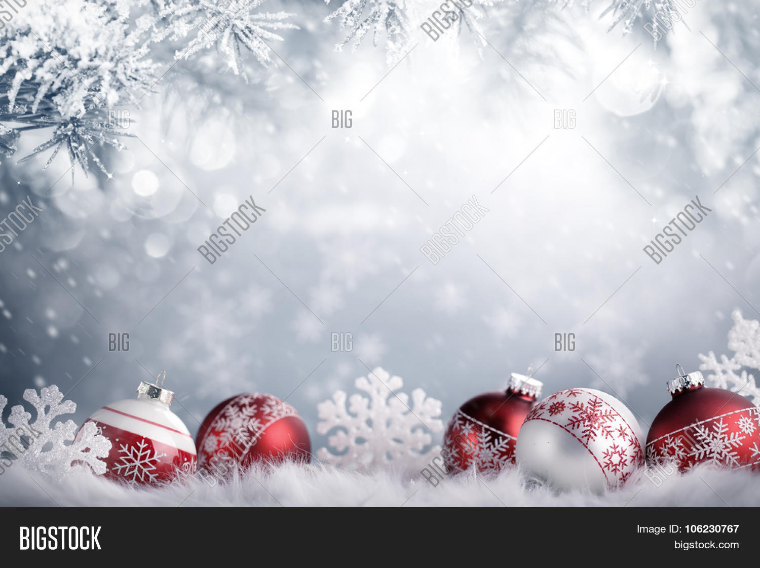 Christmas Balls Winter Image & Photo (Free Trial) | Bigstock
