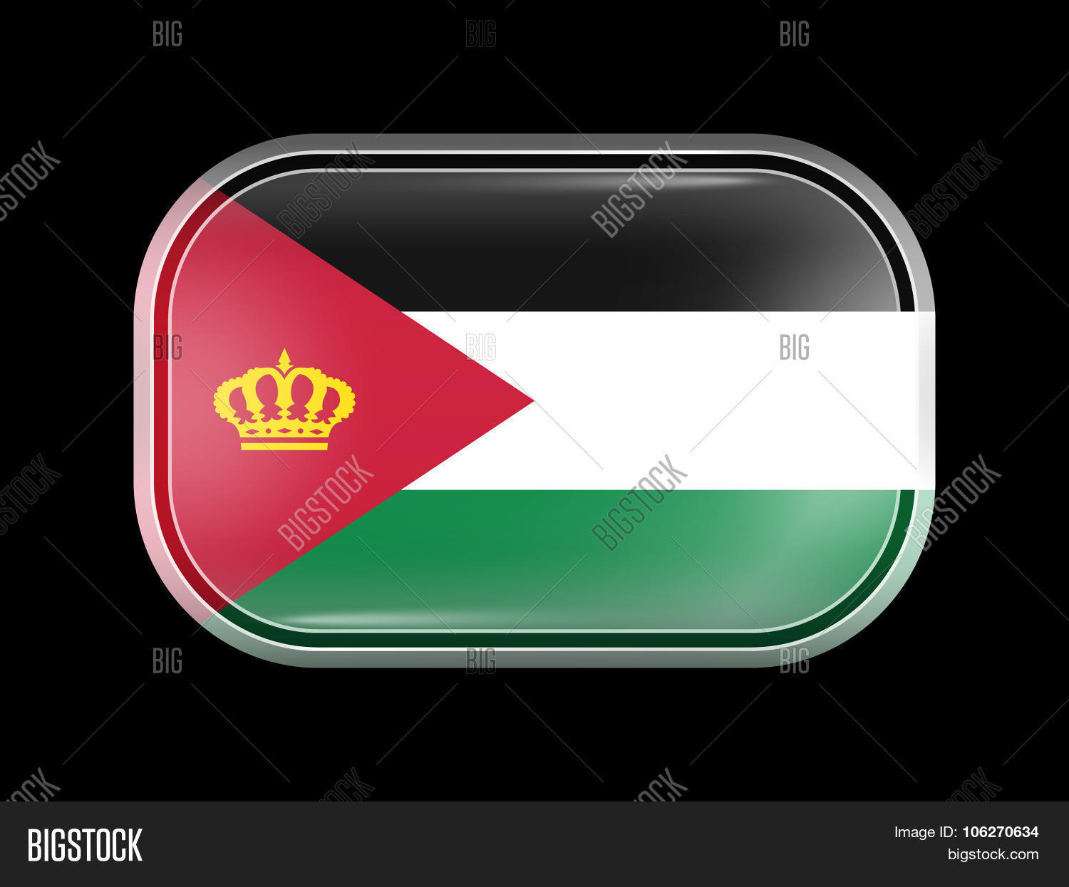 Jordan Variant Flag. Vector & Photo (Free Trial) | Bigstock