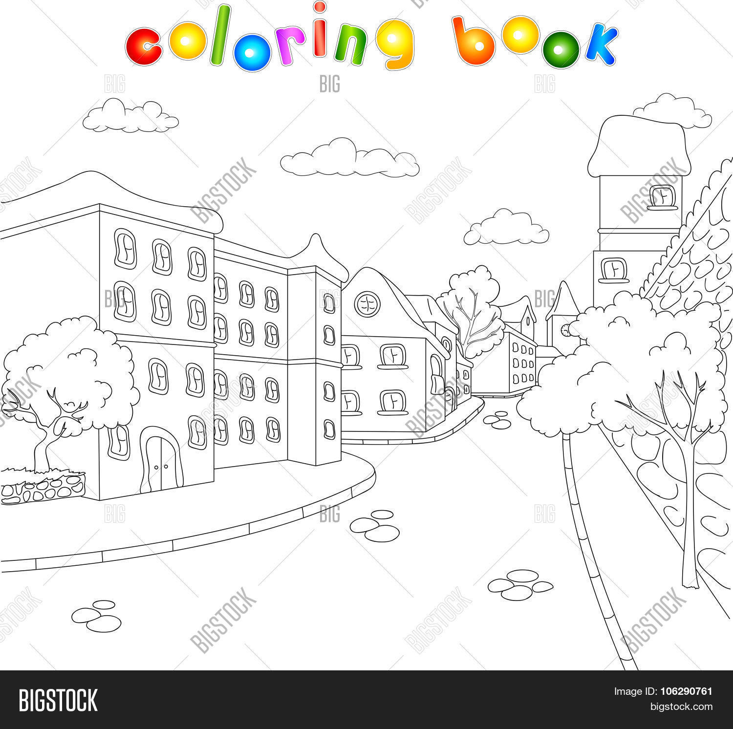 Streets Old Town. Vector & Photo (Free Trial) | Bigstock