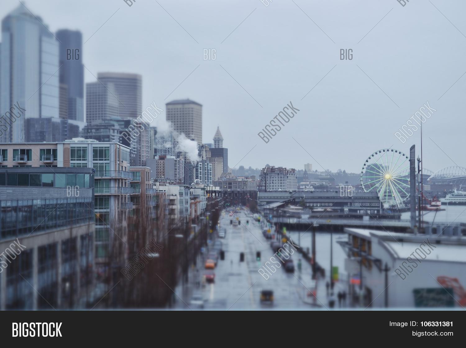 Seattle Blur Image & Photo (Free Trial) | Bigstock