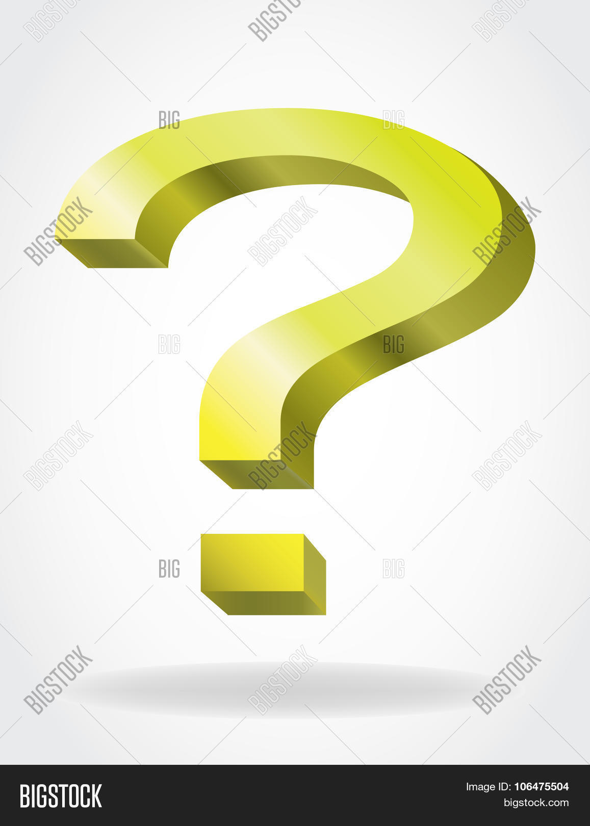 Golden Question Mark Vector & Photo (Free Trial) | Bigstock