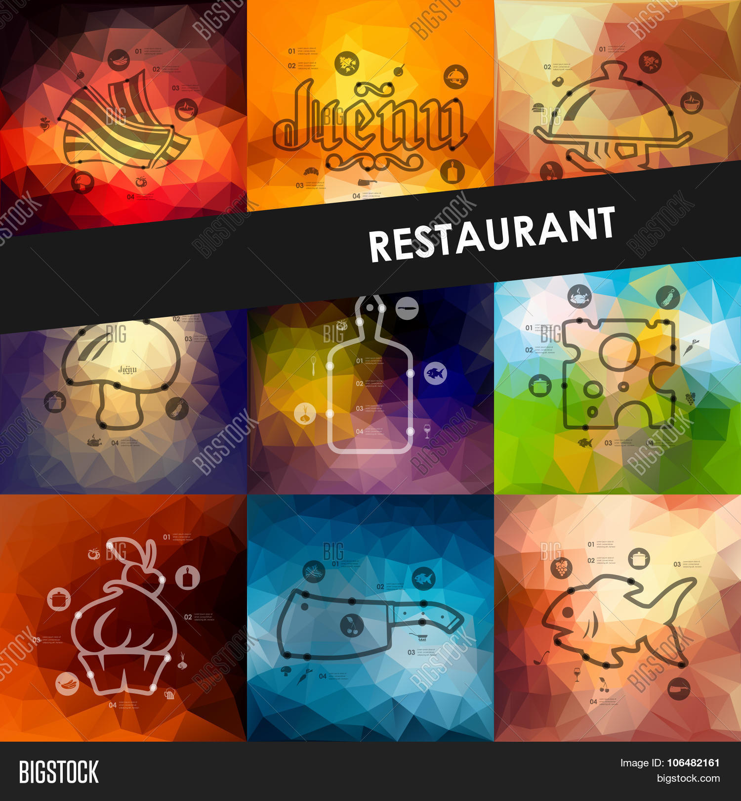Restaurant Timeline Vector & Photo (Free Trial) | Bigstock