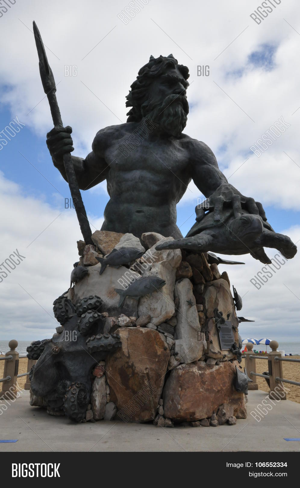 King Neptune Statue Image & Photo (Free Trial) | Bigstock