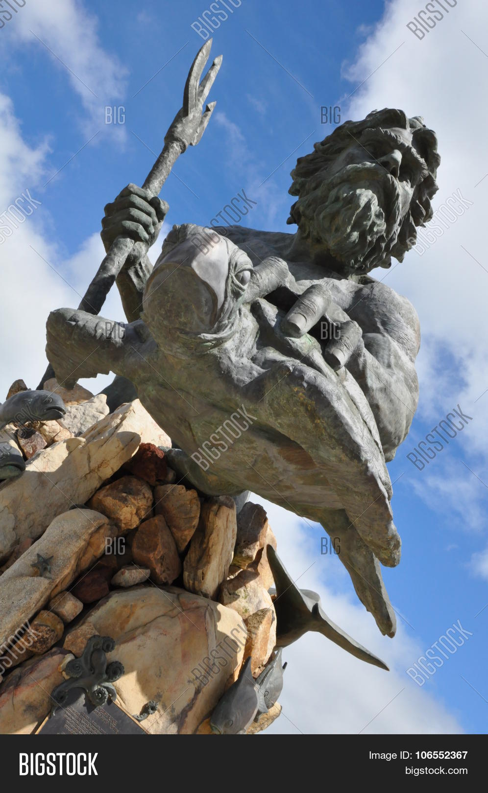 King Neptune Statue Image & Photo (Free Trial) | Bigstock