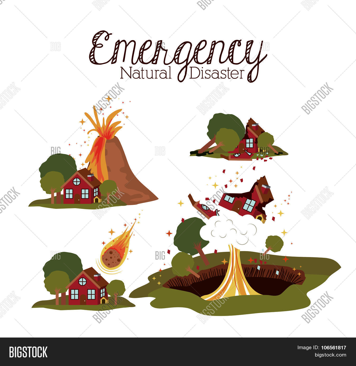 Natural Disaster Vector & Photo (Free Trial) | Bigstock