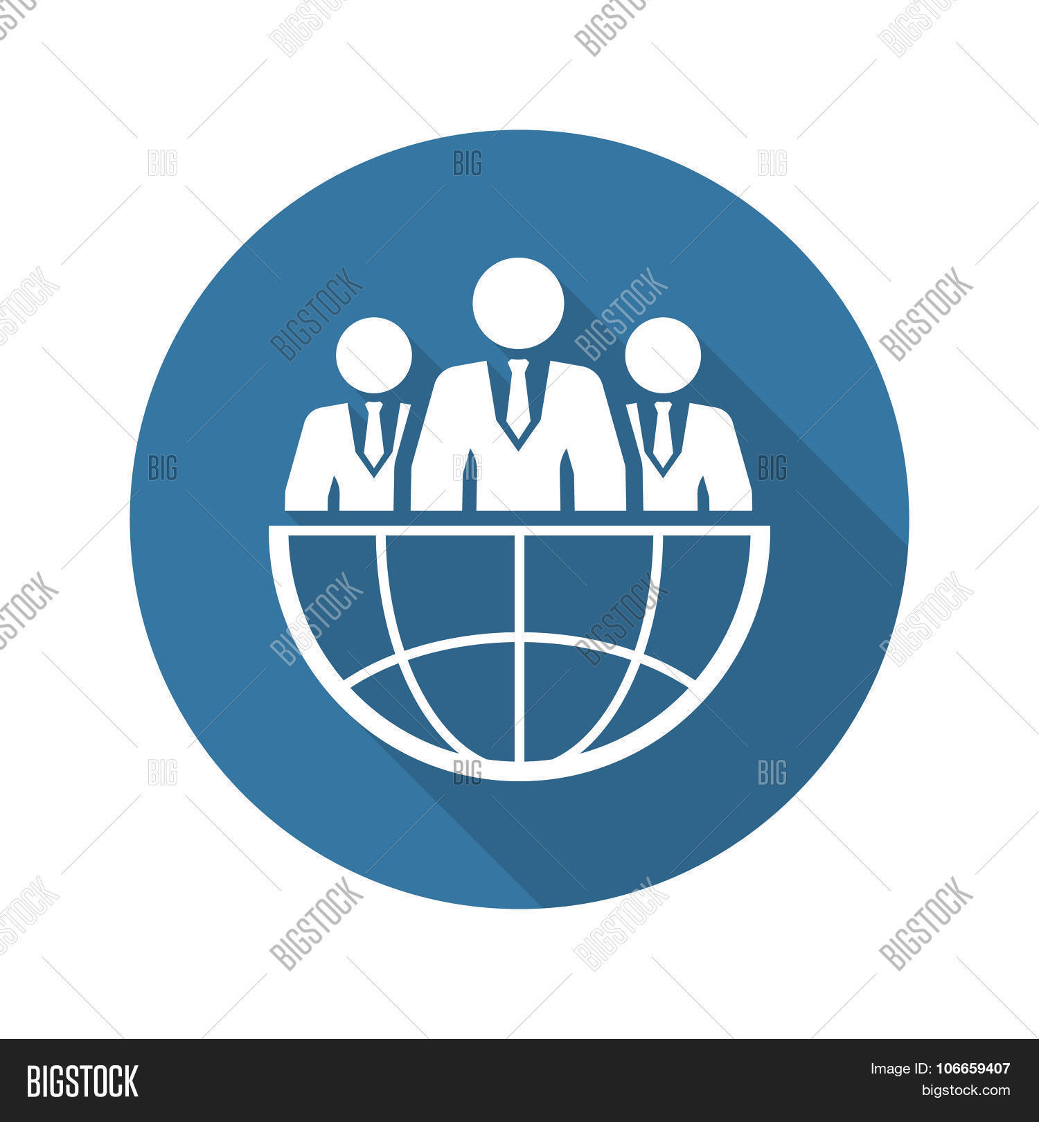Global Business Icon Vector & Photo (Free Trial) | Bigstock