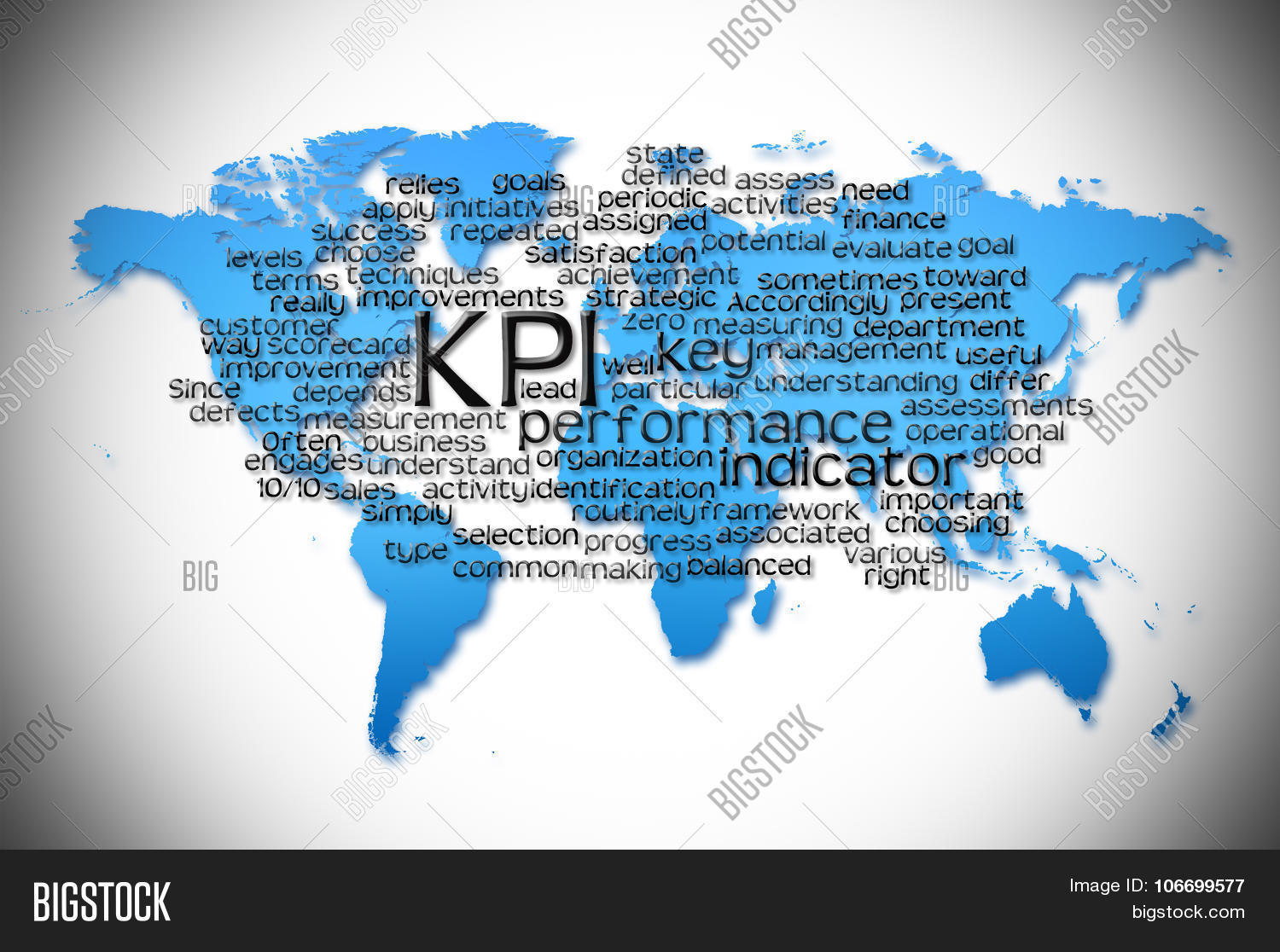 Word Cloud Kpi World Image & Photo (Free Trial) | Bigstock