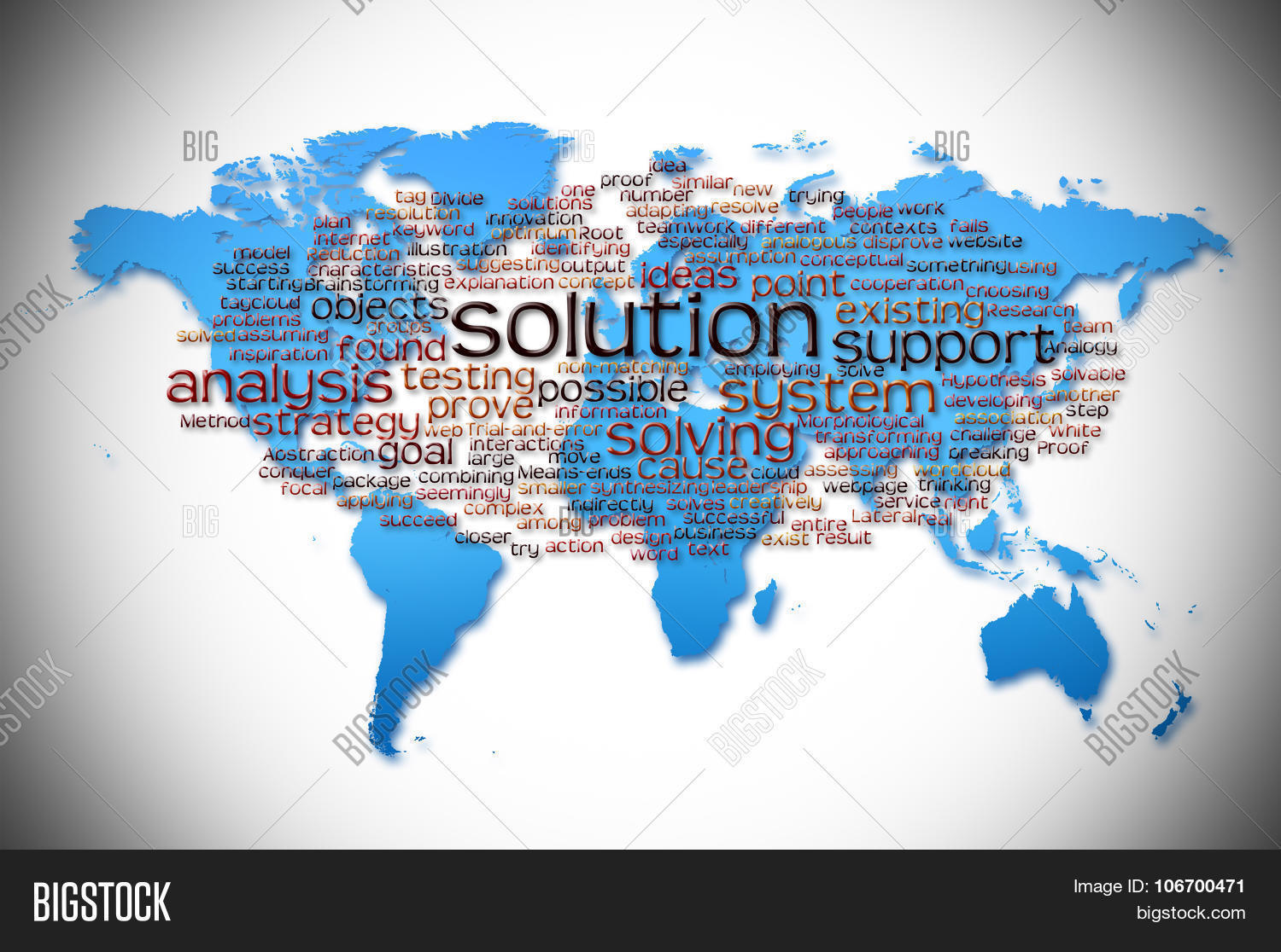 Word Cloud Solution Image & Photo (Free Trial) | Bigstock