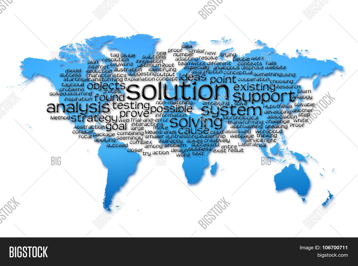 Word Cloud Solution Image & Photo (Free Trial) | Bigstock