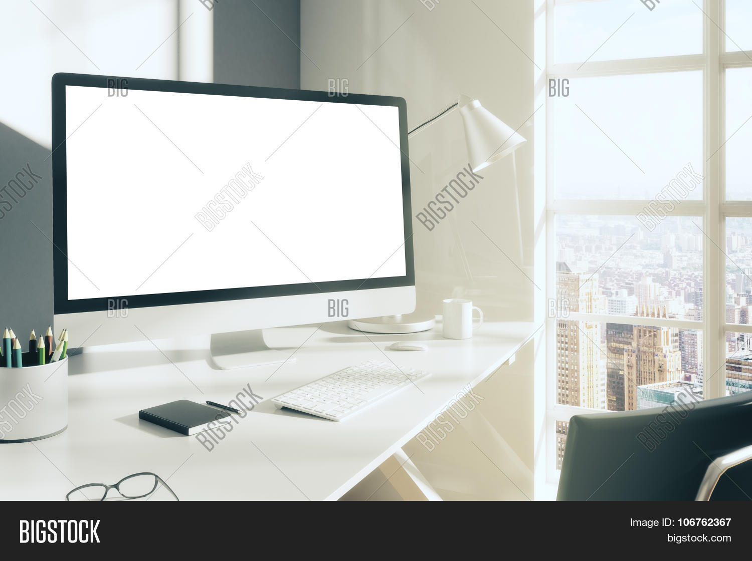 Blank Computer Desktop Image & Photo (Free Trial) | Bigstock