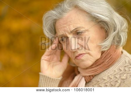 Nice Sad Old Woman Image & Photo (Free Trial) | Bigstock