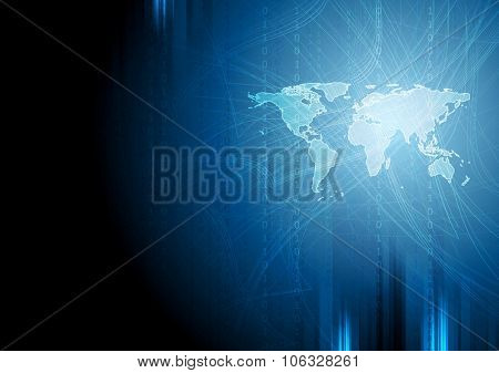 Dark Blue Tech Image & Photo (Free Trial) | Bigstock