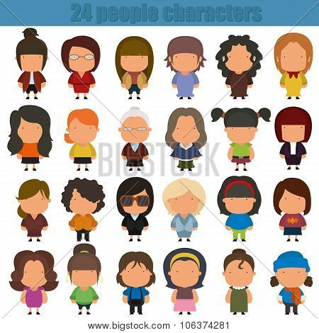 Cute Cartoon People Vector & Photo (Free Trial) | Bigstock