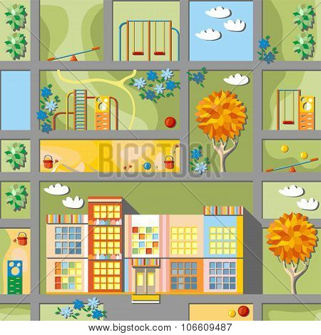 Cute Cartoon Map Vector & Photo (Free Trial) | Bigstock