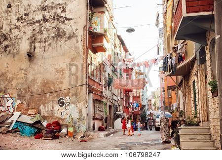 People On Poor Street Image & Photo (Free Trial) | Bigstock
