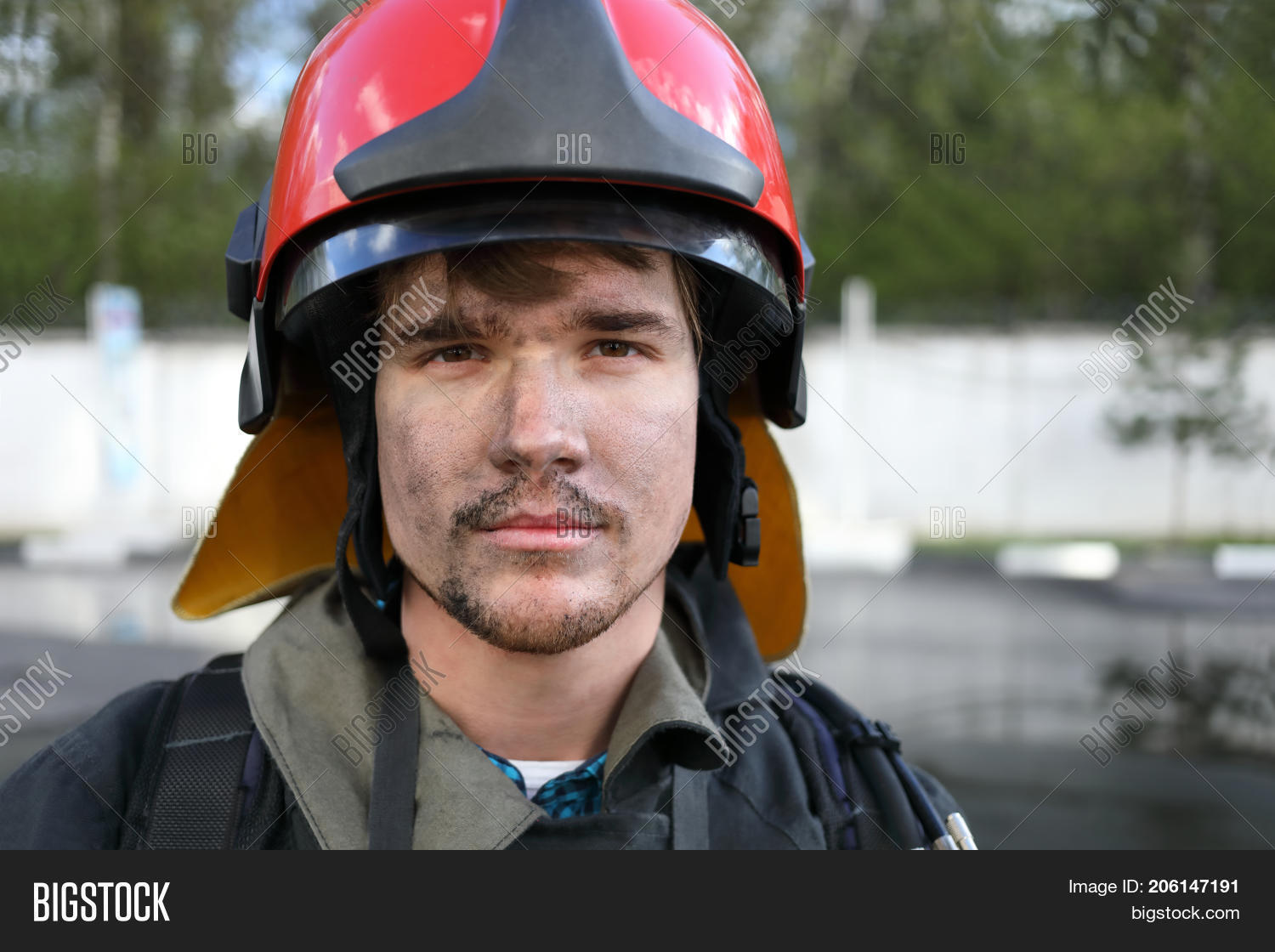 Portrait Fireman Image & Photo (Free Trial) | Bigstock