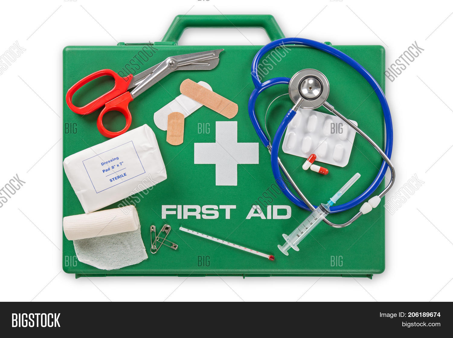 First Aid Kit Isolated Image & Photo (Free Trial) | Bigstock