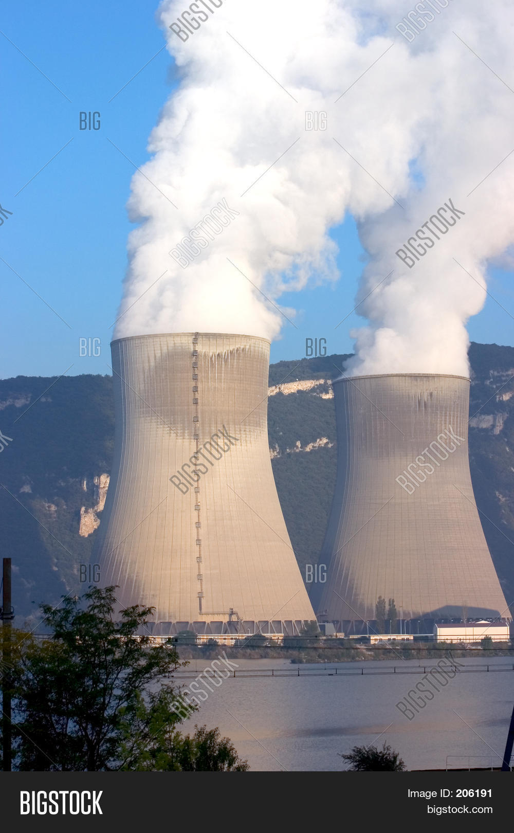 Nuclear Cooling Towers Image & Photo (Free Trial) | Bigstock