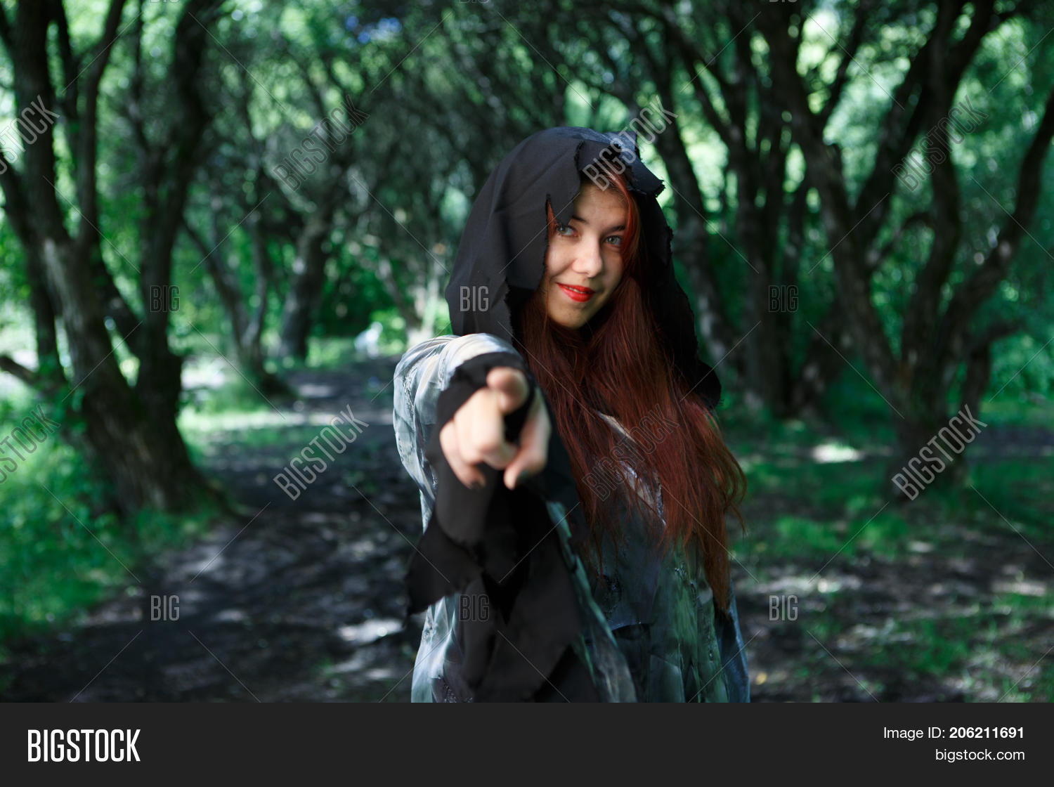 Witch Pointing Finger Image & Photo (Free Trial) | Bigstock