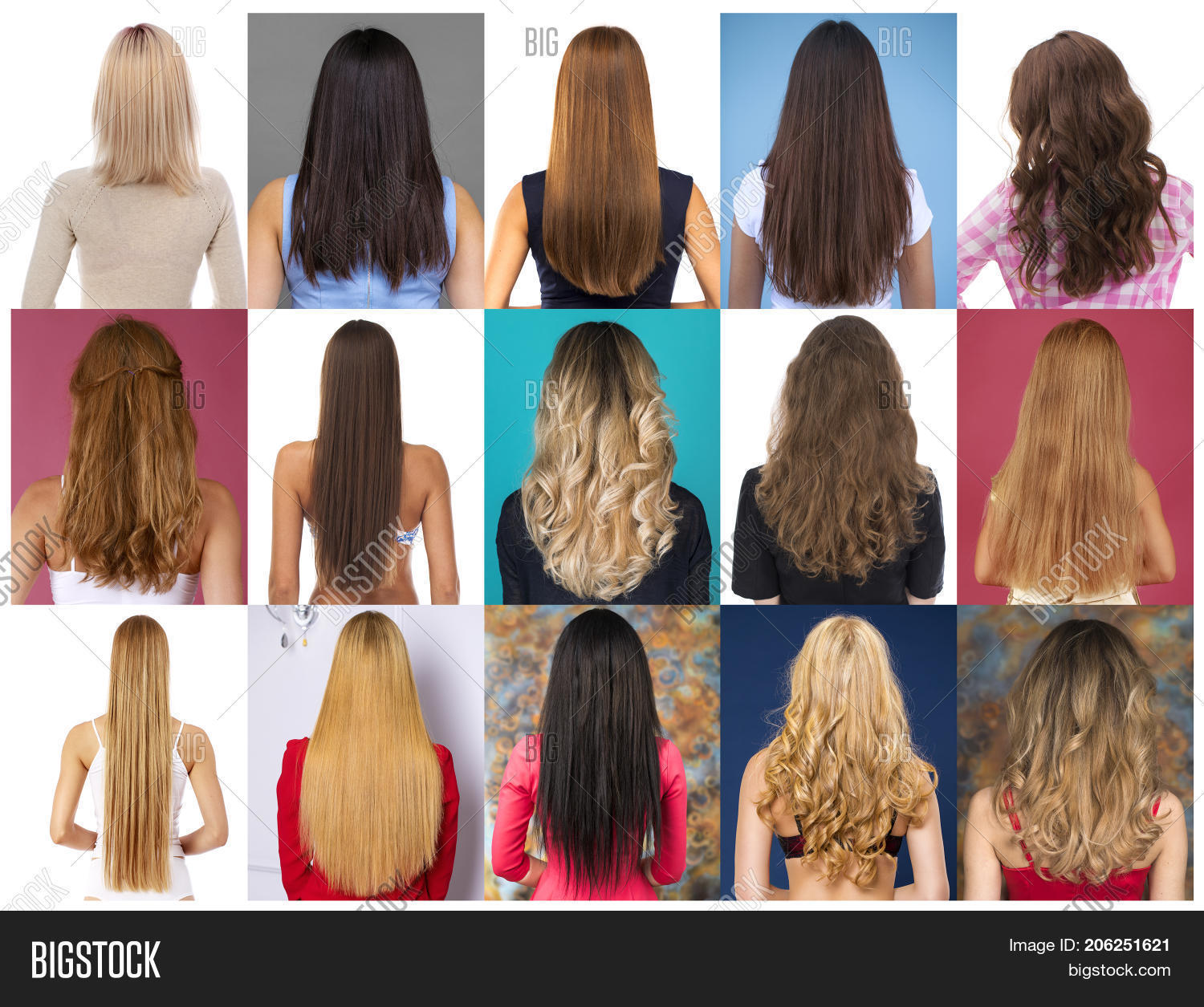 Collage Female Hair, Image & Photo (Free Trial) | Bigstock
