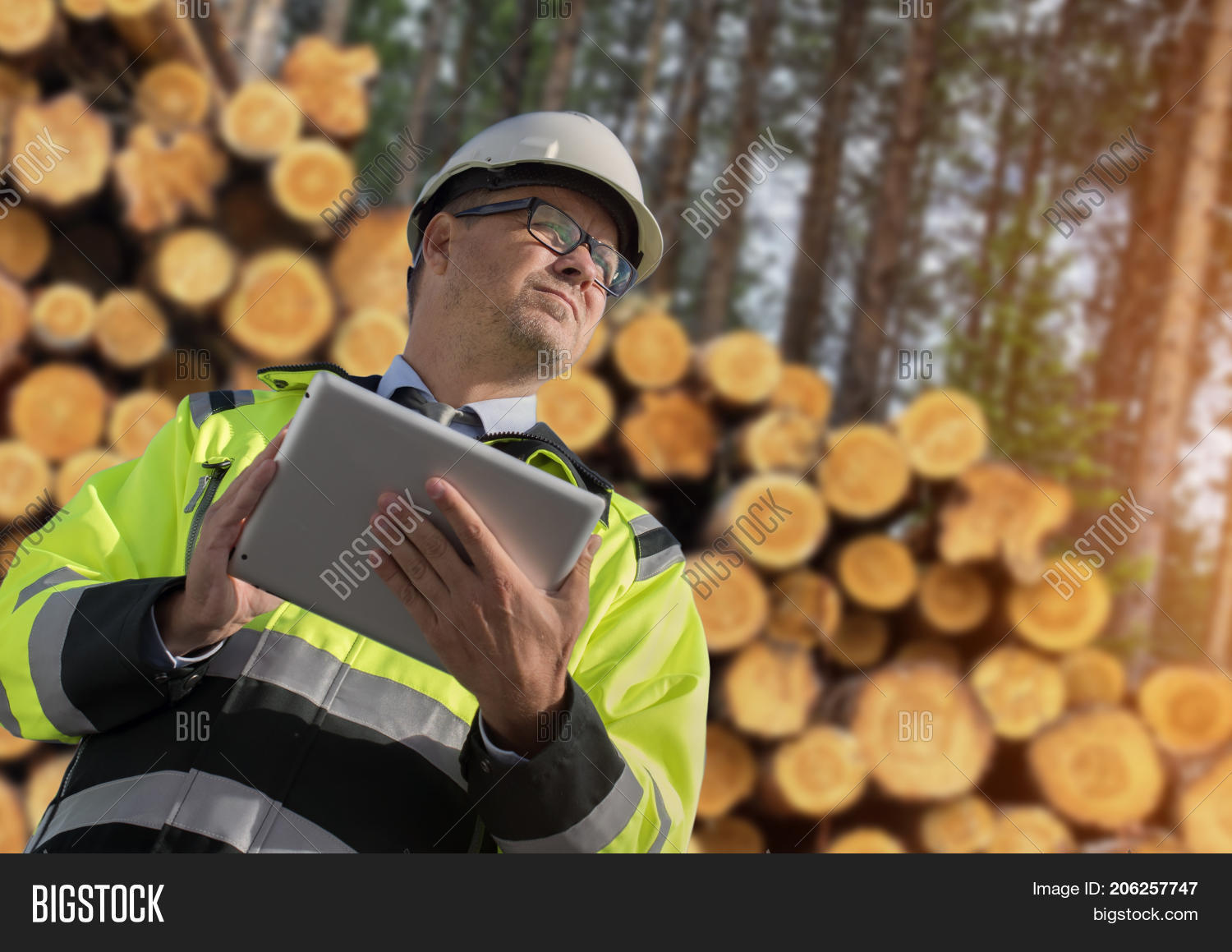 Forestry Worker Image & Photo (Free Trial) | Bigstock