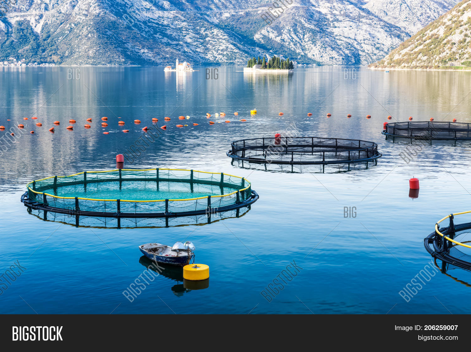 Big Cages Fish Farming Image & Photo (Free Trial) | Bigstock