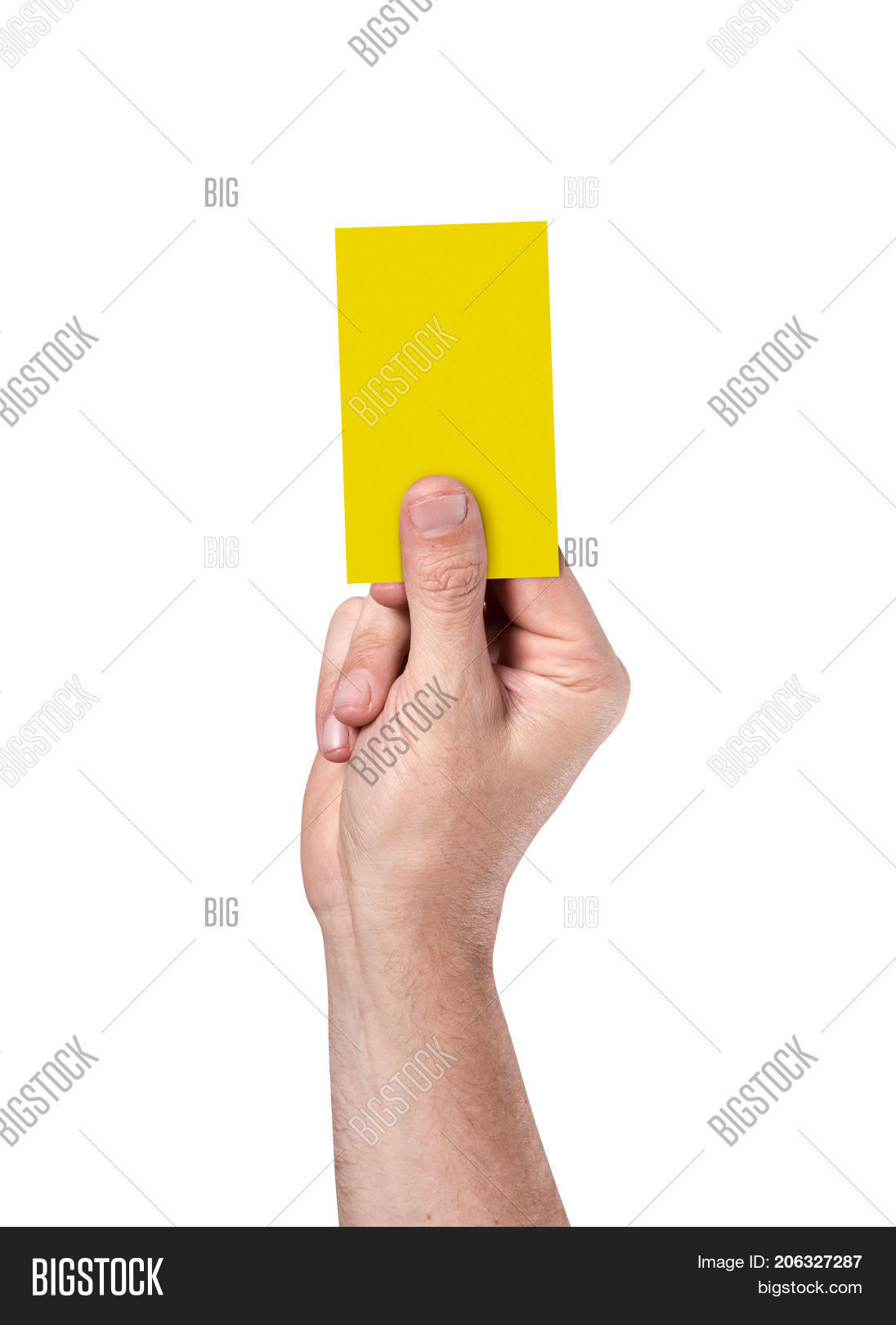Yellow Card On Stadium Image & Photo (Free Trial) | Bigstock