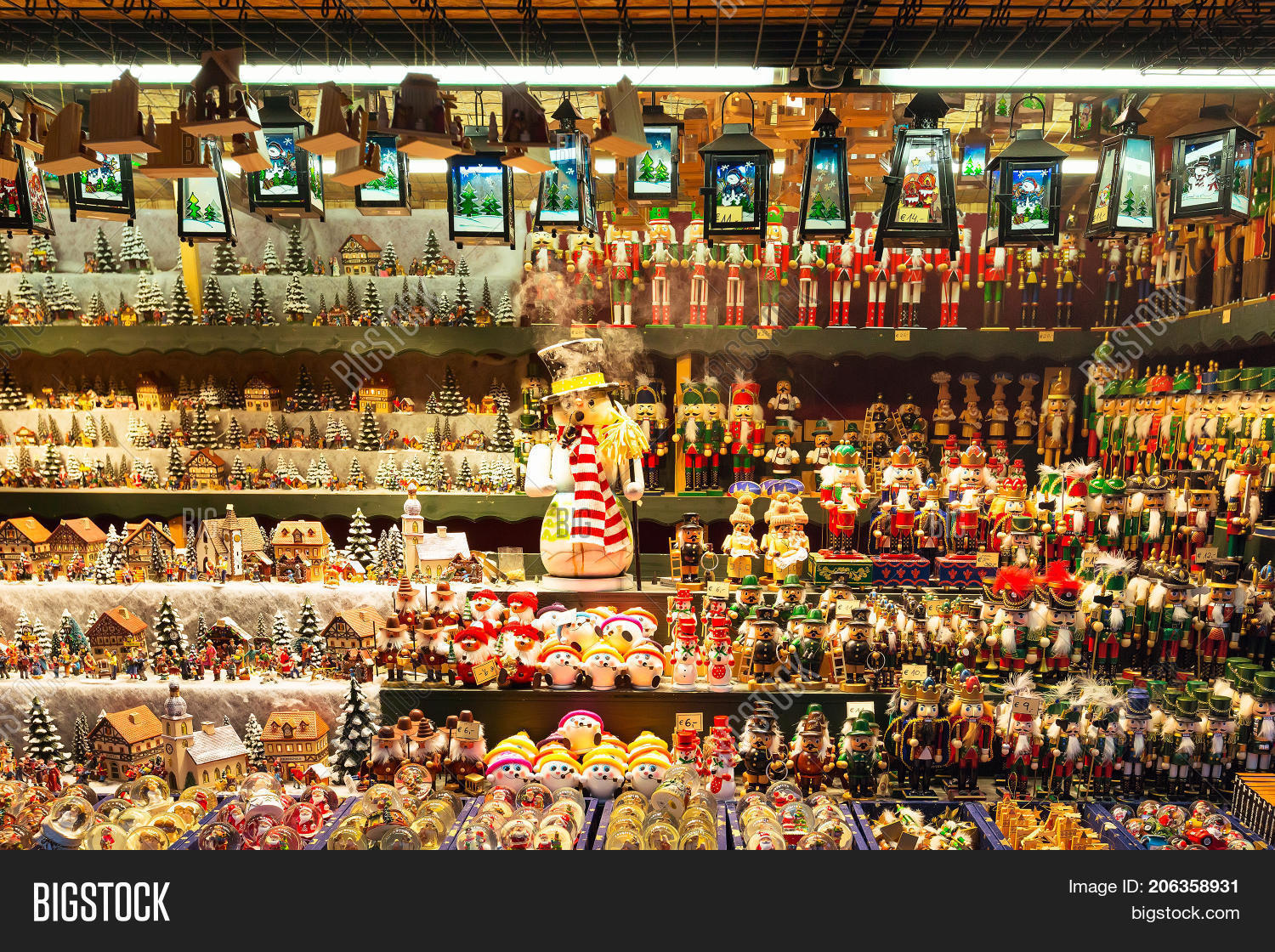 Christmas Market Stall Image & Photo (Free Trial) | Bigstock