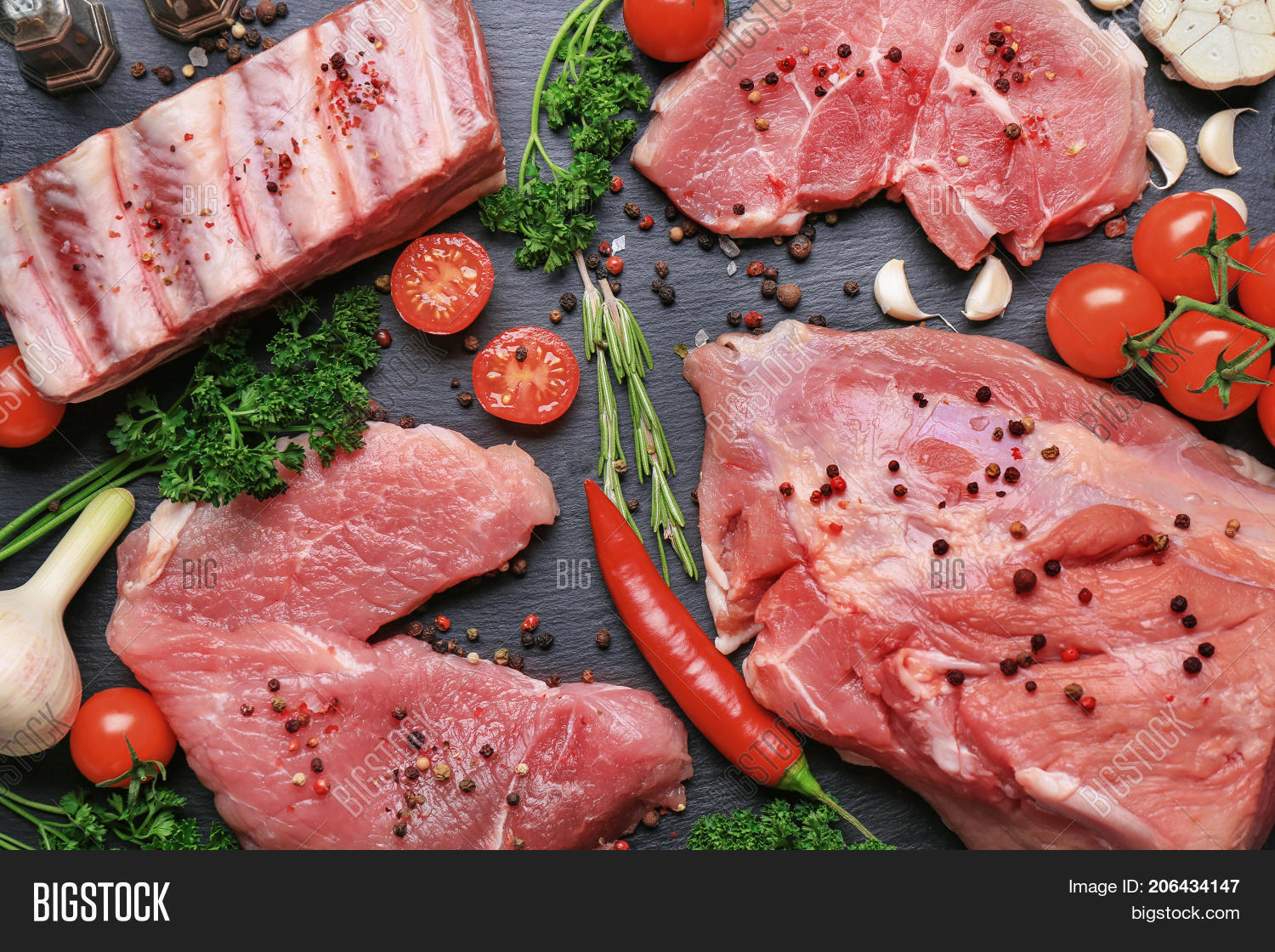 Different Types Meat Image & Photo (Free Trial) | Bigstock