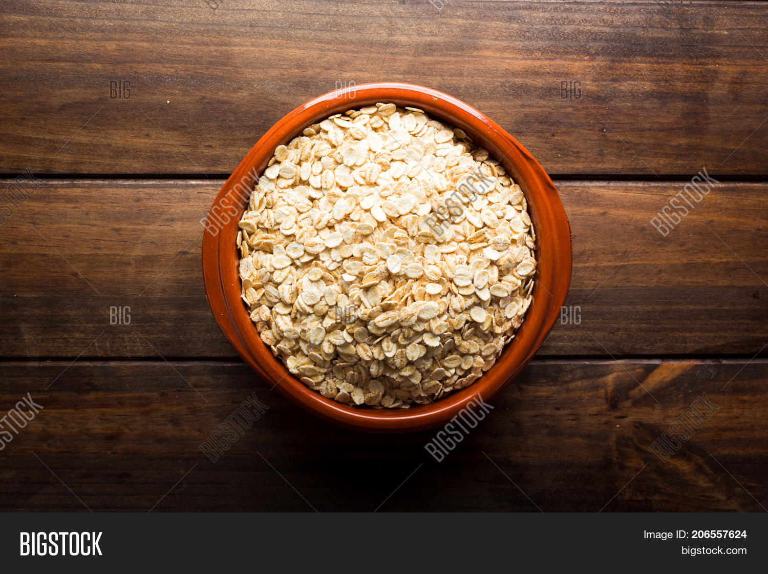 Uncooked Oats Bowl Image & Photo (Free Trial) | Bigstock