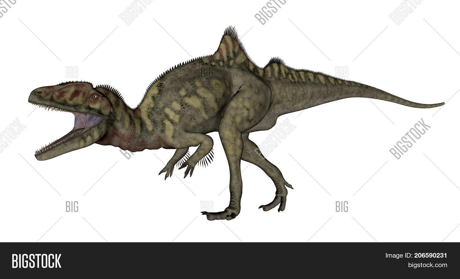Concavenator Dinosaur Image & Photo (Free Trial) | Bigstock