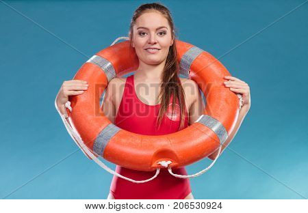 Happy Lifeguard Ring Image & Photo (Free Trial) | Bigstock