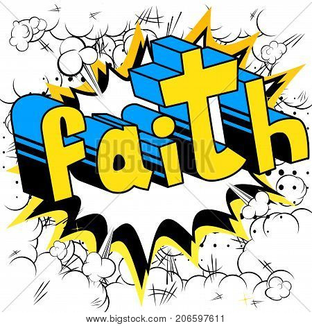 Faith - Comic Book Vector & Photo (Free Trial) | Bigstock