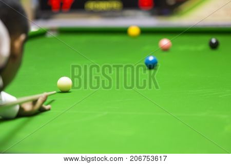 Ball Snooker Player Image & Photo (Free Trial) | Bigstock