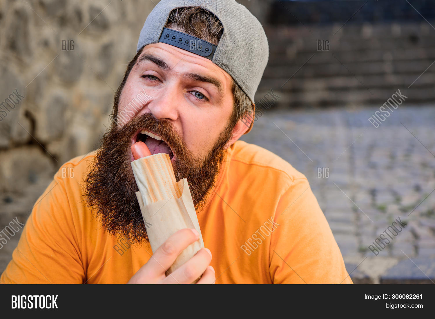 Hungry Man Snack. Junk Image & Photo (Free Trial) | Bigstock