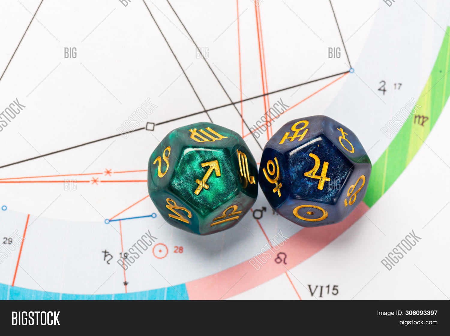 Astrology Dice Zodiac Image & Photo (Free Trial) | Bigstock