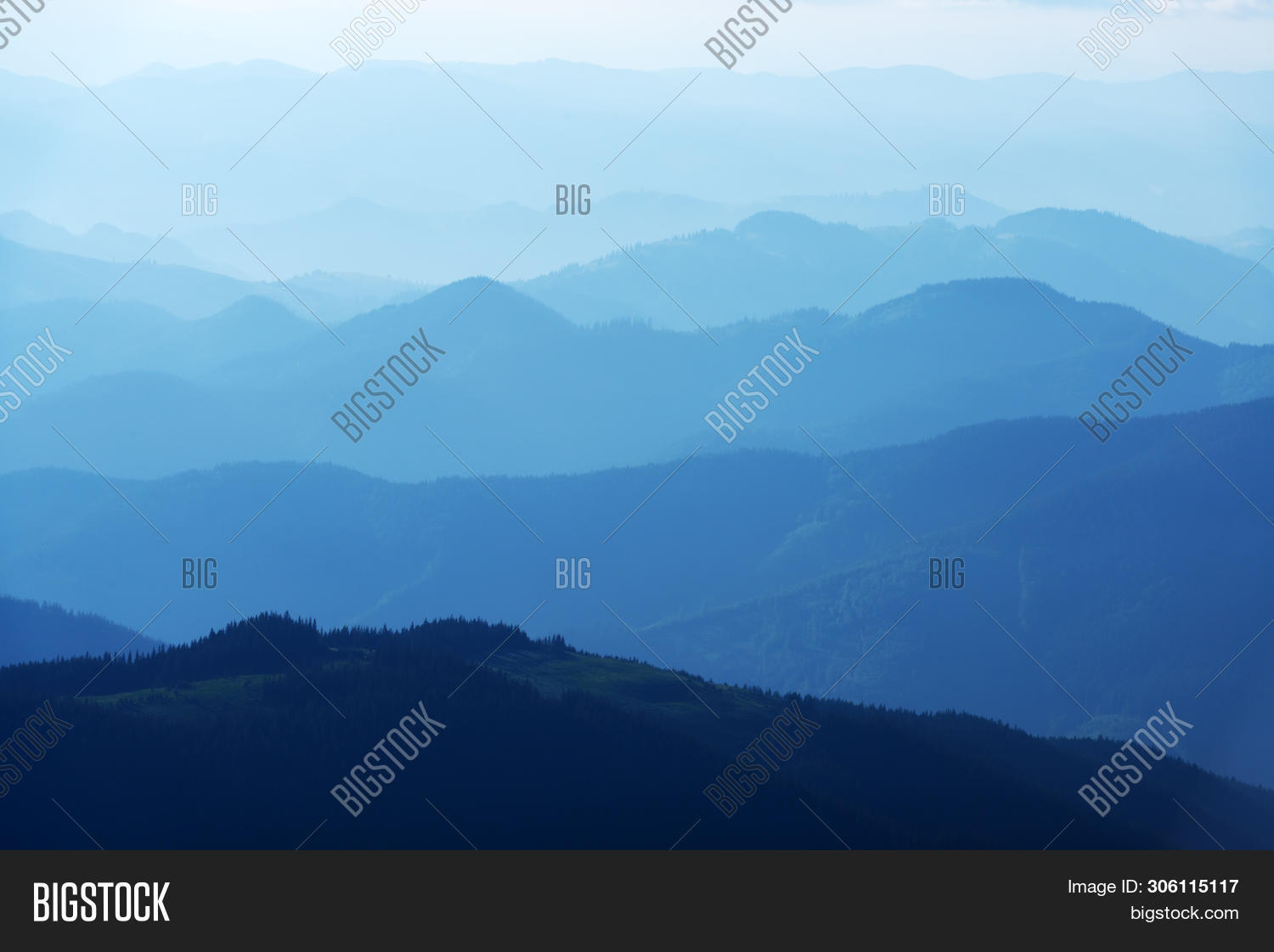 Beauty Blue Mountains Image & Photo (Free Trial) | Bigstock