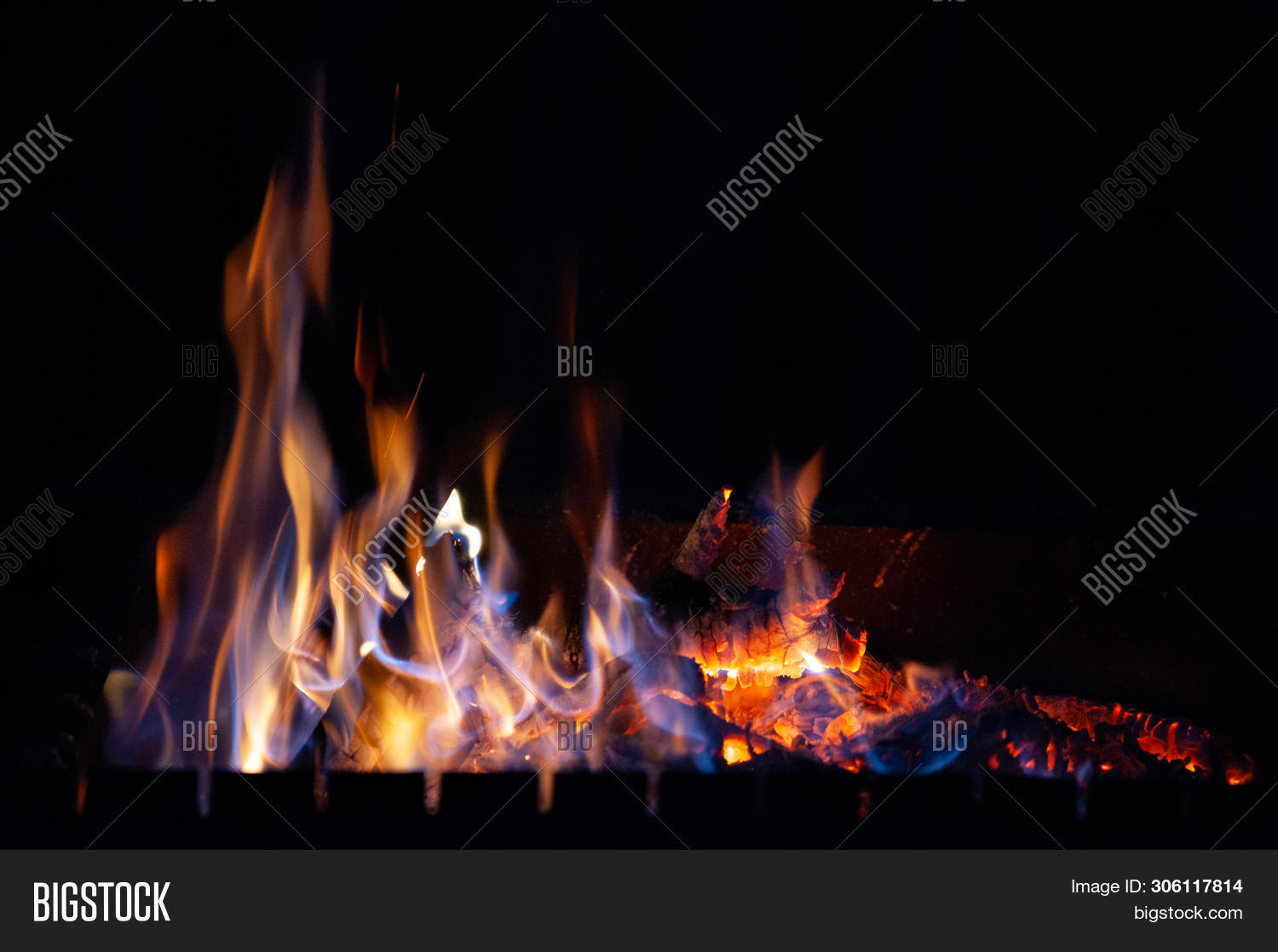 Fire Bonfire. Flame Image & Photo (Free Trial) | Bigstock