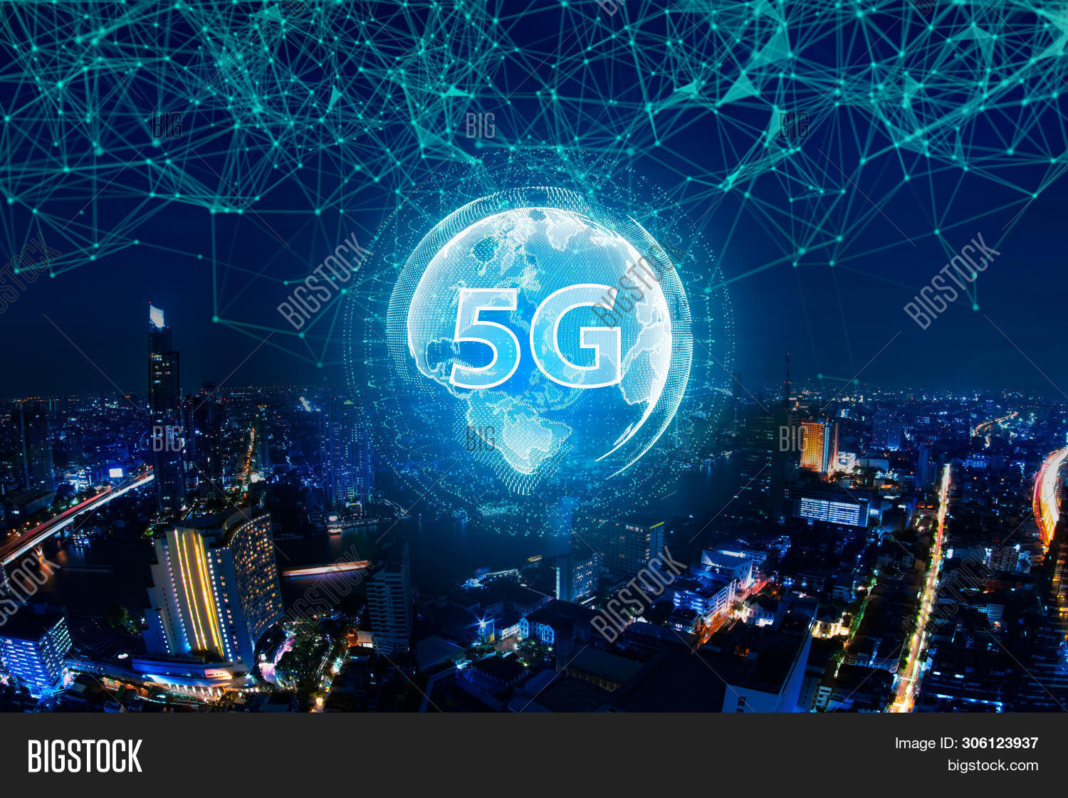 5g Network Digital Image & Photo (Free Trial) | Bigstock