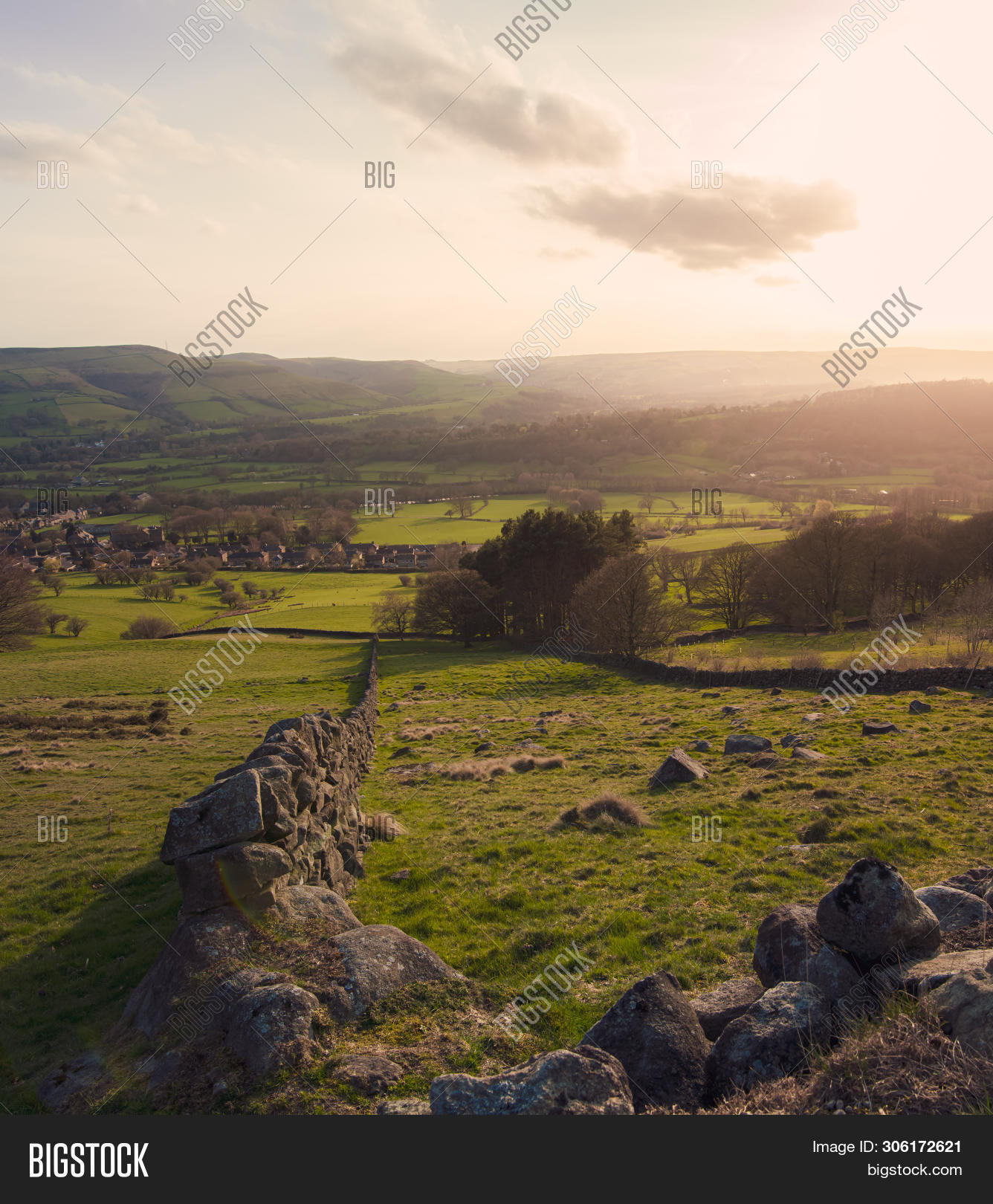 Low Sunset Over One Image & Photo (Free Trial) | Bigstock