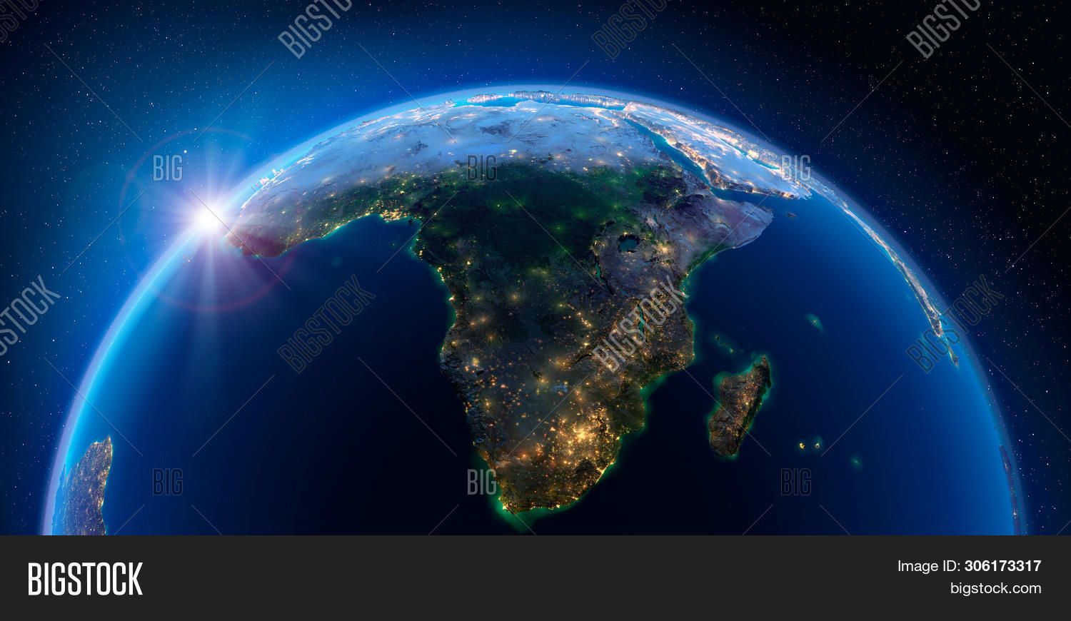 Planet Earth Night Image & Photo (Free Trial) | Bigstock