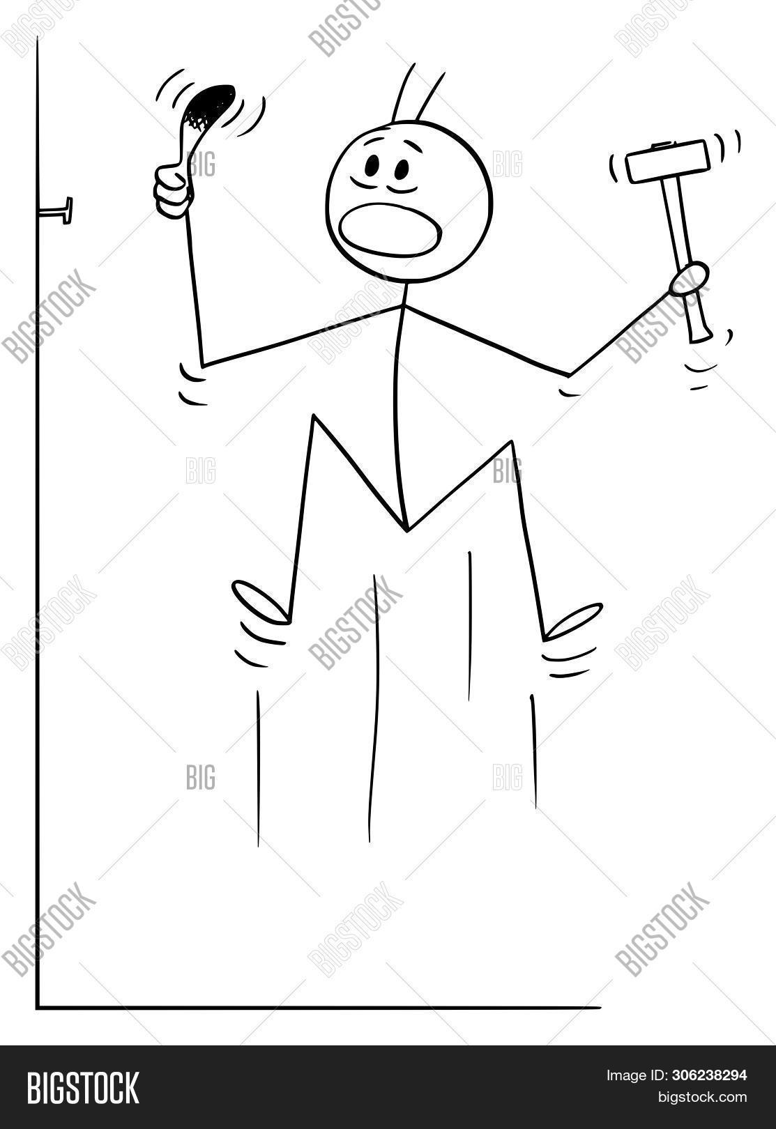 Cartoon Stick Figure Image & Photo (Free Trial) | Bigstock