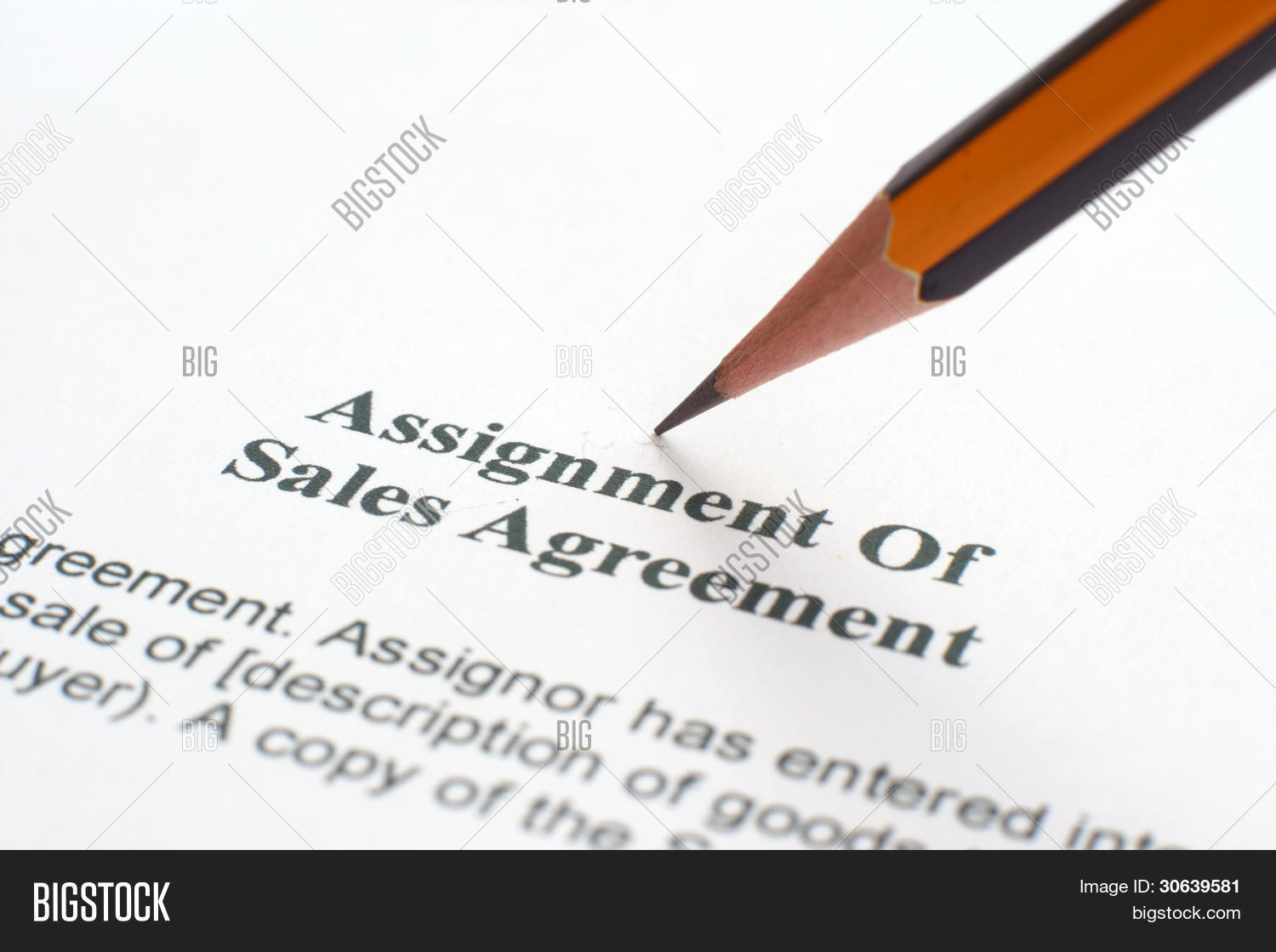 Sales Agreement Image & Photo (Free Trial) | Bigstock