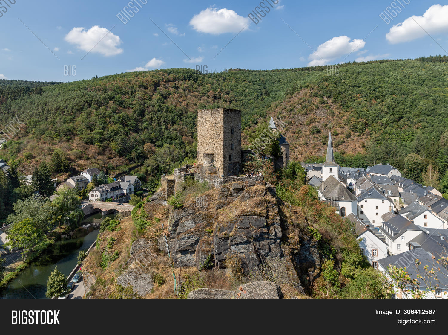 Village Esch-sur-sure Image & Photo (Free Trial) | Bigstock