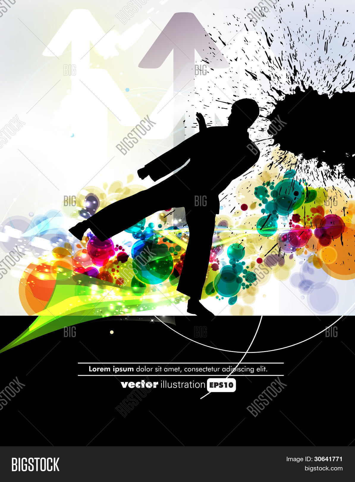 Illustration Karate Vector & Photo (Free Trial) | Bigstock