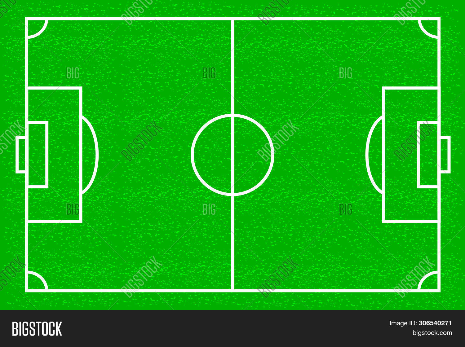 Football Field Vector Vector & Photo (Free Trial) | Bigstock