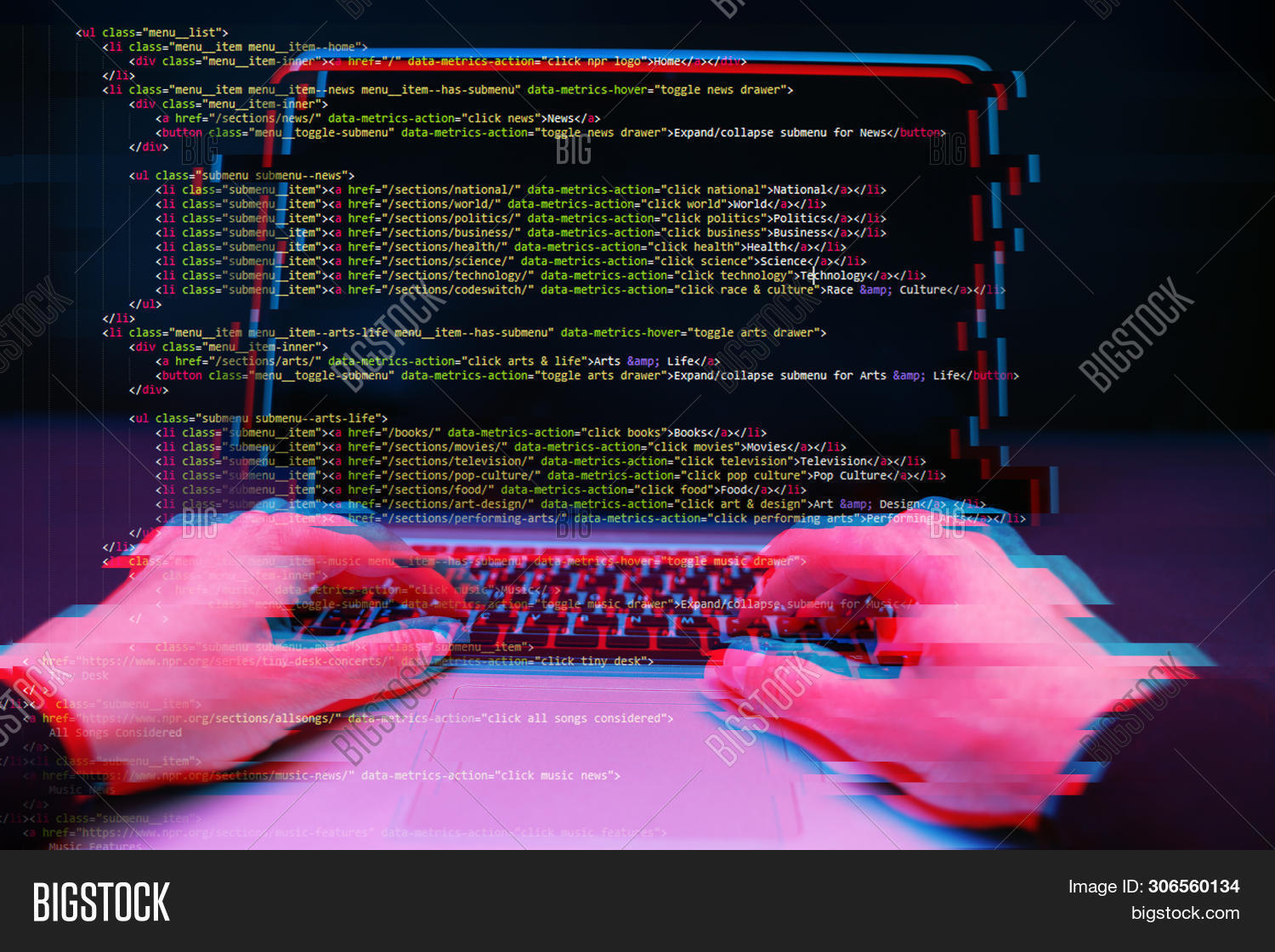 Hacker Working Laptop Image & Photo (Free Trial) | Bigstock