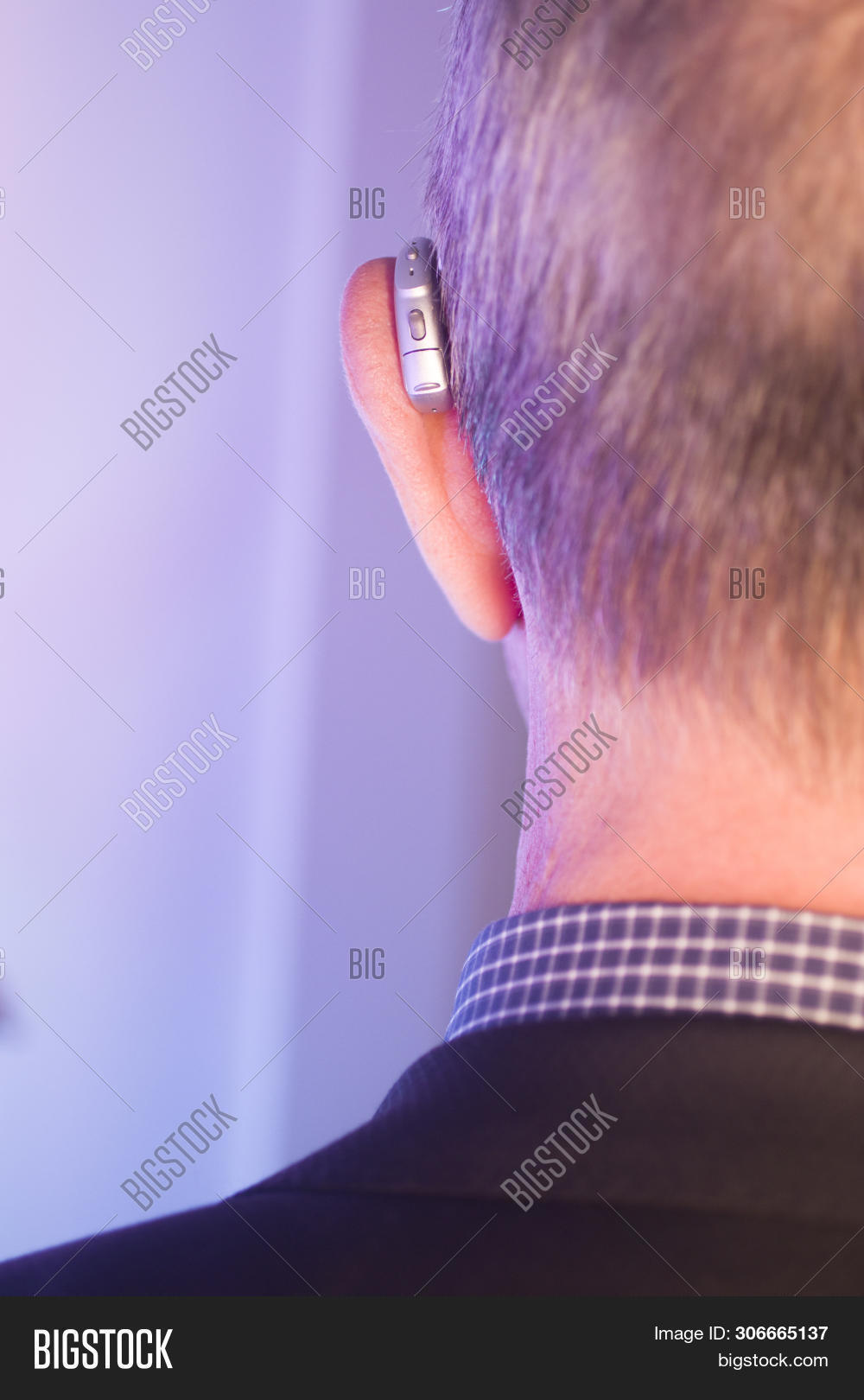 Man Hearing Aid Image & Photo (Free Trial) | Bigstock