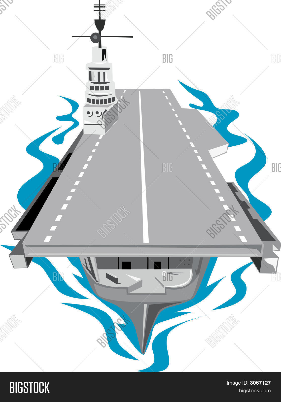 Aircraft Carrier Vector & Photo (Free Trial) | Bigstock