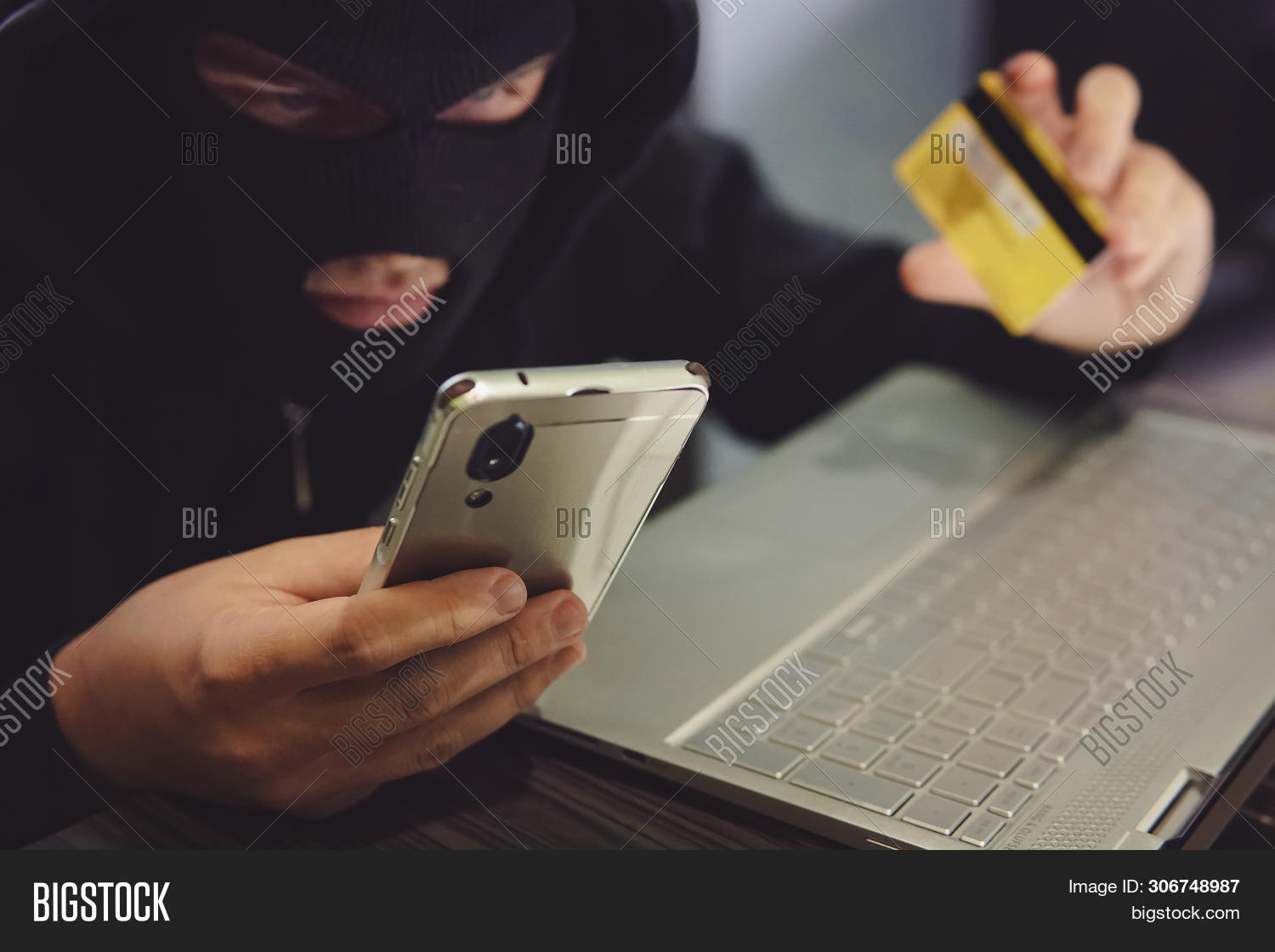 Male Hacker Robber Image & Photo (Free Trial) | Bigstock
